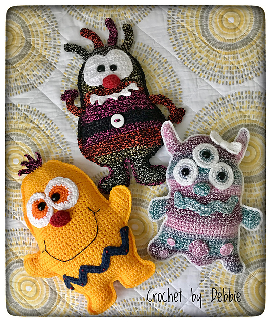 Ravelry: debgriff57's Hairy Monster Kawaii Cuddler™ *Test*