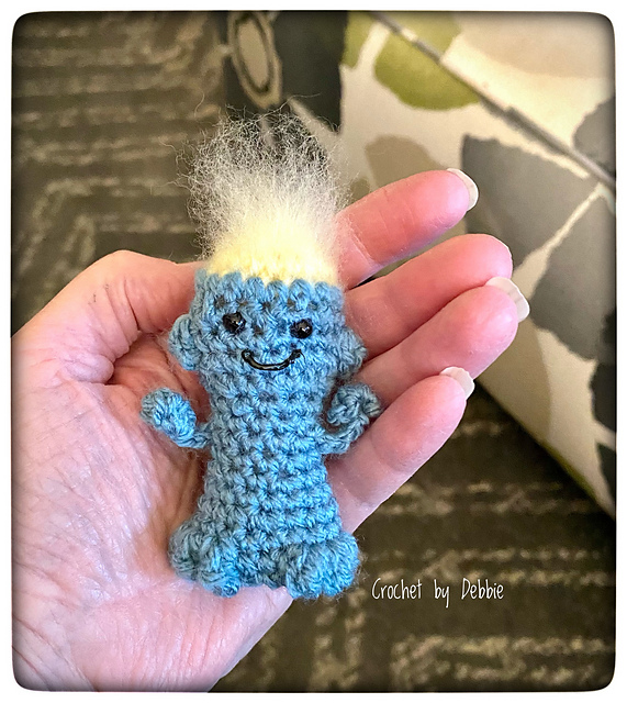 Ravelry: debgriff57's Mini Fuzzy-haired Troll amigurumi