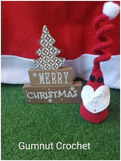 Ravelry: Santa with Corkscrew Hat pattern by Gumnut Crochet