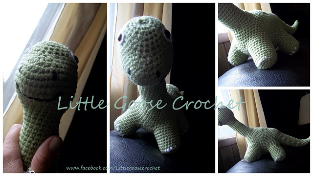 Ravelry: Nickosaurus Long Neck Dinosaur pattern by Darlene MacDonald