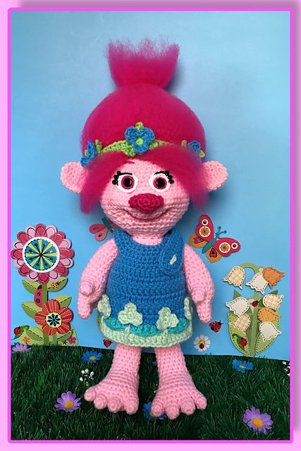 Ravelry: Poppy Troll pattern by Deanna Albon