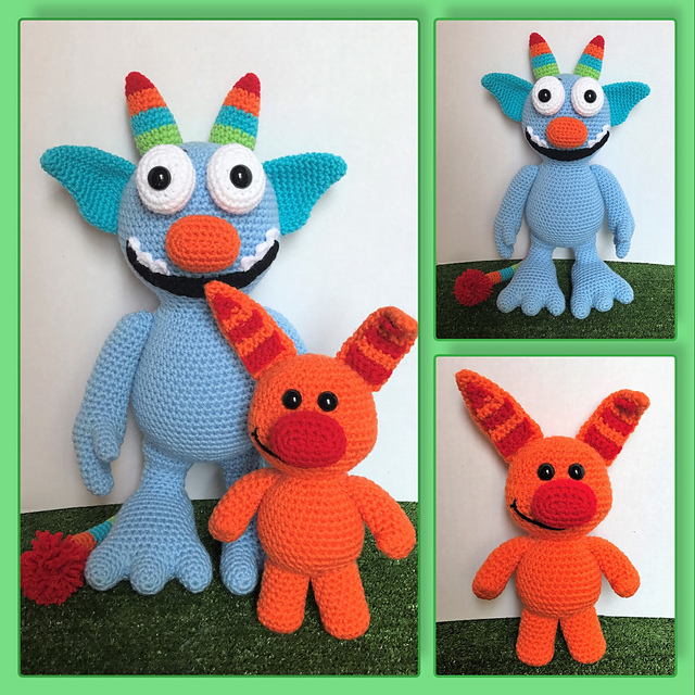 Ravelry: Tickle Monster Amigurumi pattern by Deanna Albon