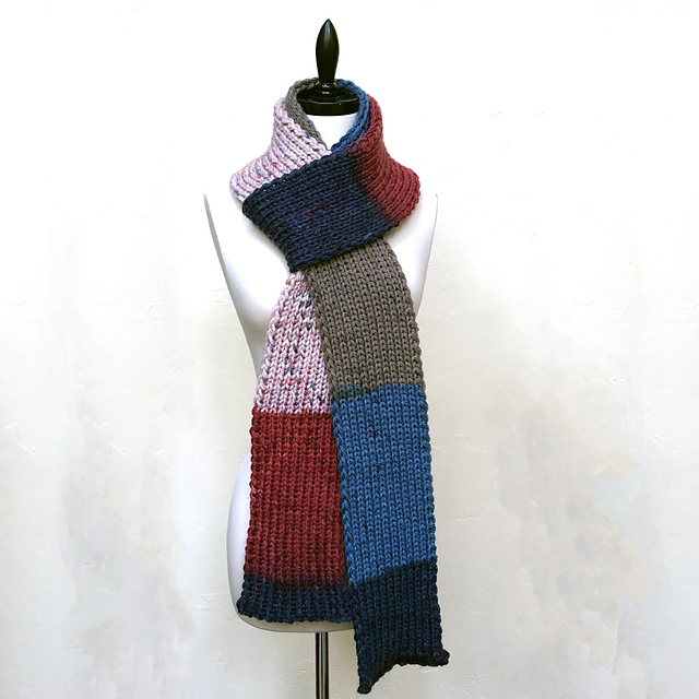 Ravelry: Essential Rib Scarf pattern by Deja Joy