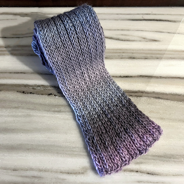 Ravelry: 2x1 Ribbed Scarf pattern by Deja Joy
