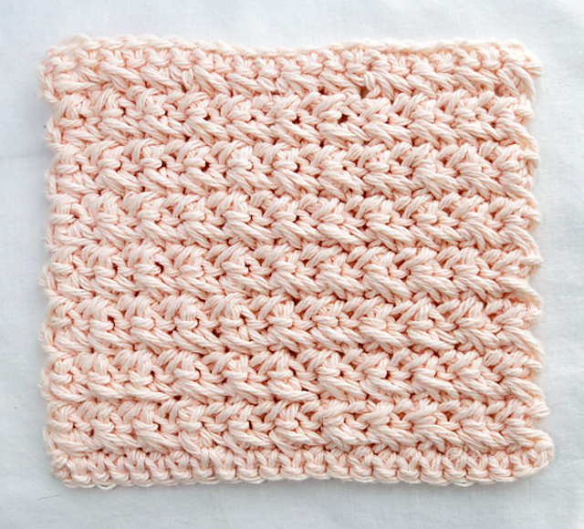 Ravelry: Crossed Single Crochet Washcloth pattern by Deja Joy