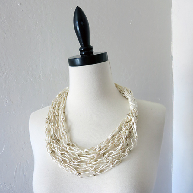 Ravelry: Solomon's Knot Scarf Necklace pattern by Deja Joy