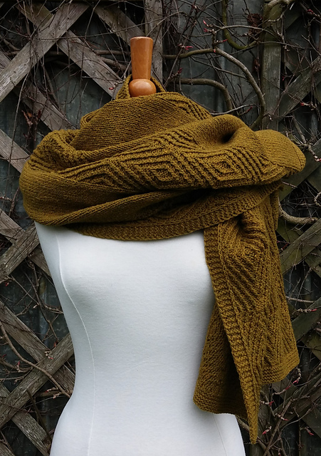 Ravelry: deepwinterknits' Nested Diamonds Wrap - Sample