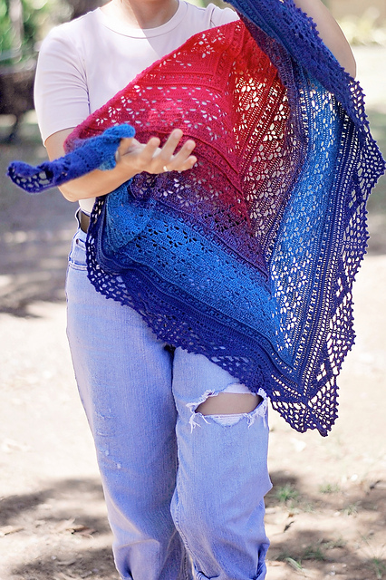 Ravelry: Pnina Shawl pattern by D' Elegant Ermine