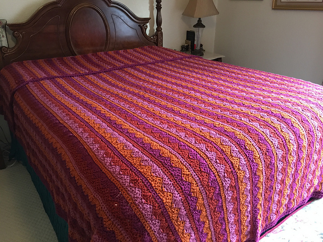 Ravelry: delighted40's Summer Mist Throw