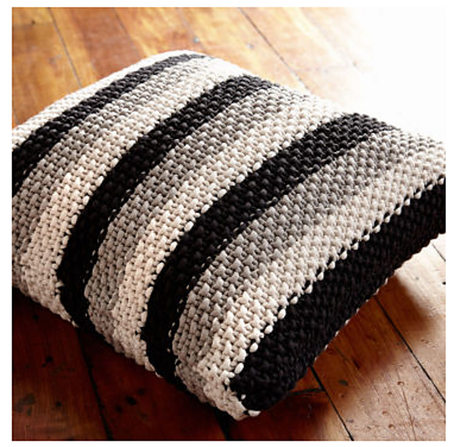 Ravelry: Stepping Stripes Knit Pillow pattern by Bernat Design Studio