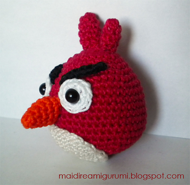Ravelry: Angry Bird The Red Bird pattern by kokopenguin