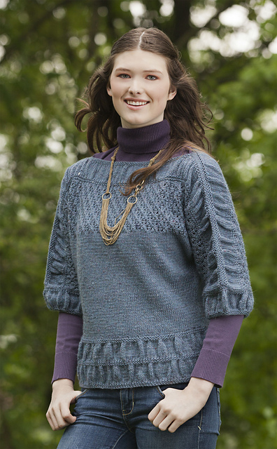 Ravelry: Pelerine Dolman Sweater pattern by Jean Clement