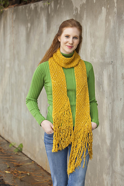 Ravelry: Diagonal Scarf pattern by Jean Clement