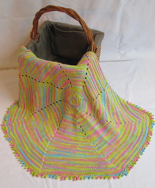 Ravelry: Nirvana Circular Travel Baby Blanket pattern by Carol Eddington