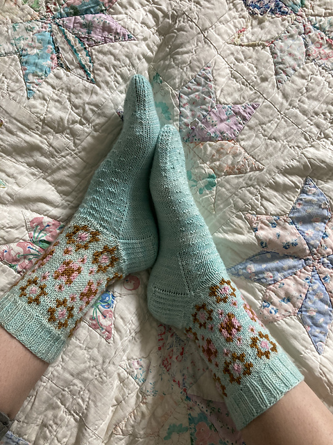 Ravelry: Grandma's Quilt Socks pattern by Ashley R. Adams