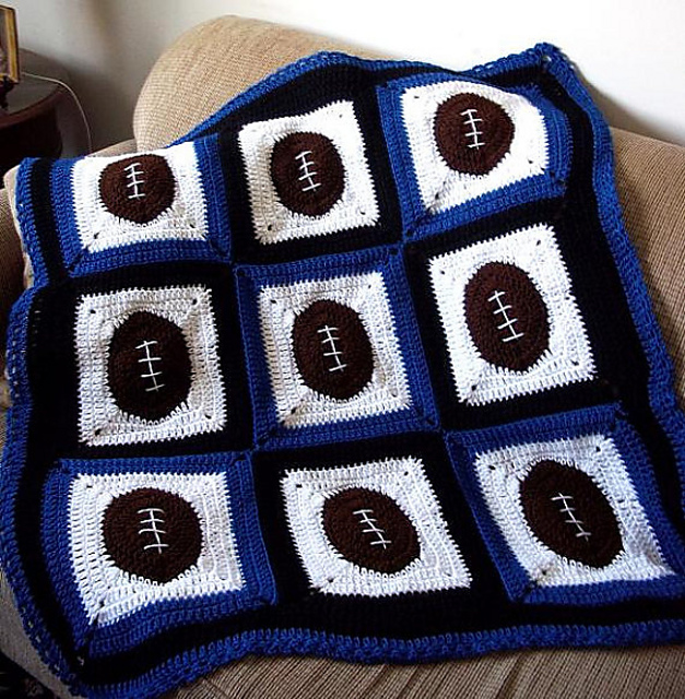 Ravelry: Football Fever afghan pattern by Christine Moody