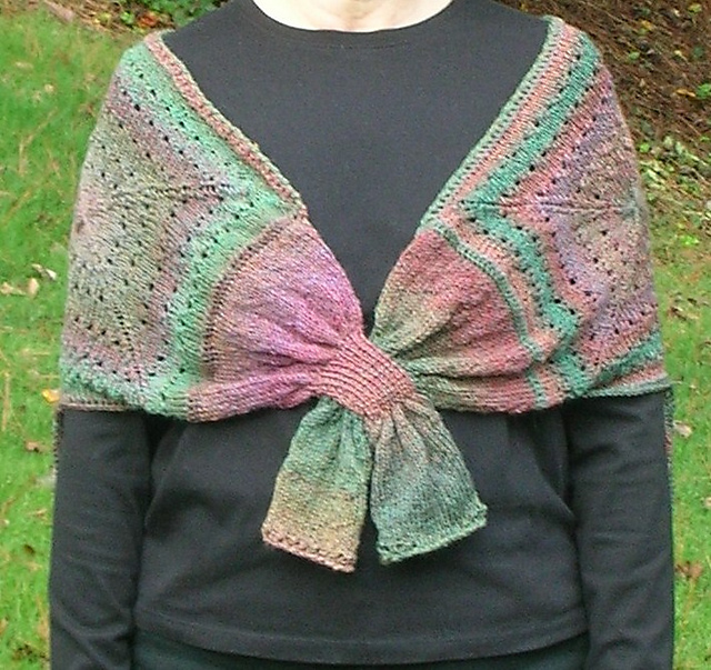 Ravelry: Inside the Box Shawl pattern by Janice Weinstein