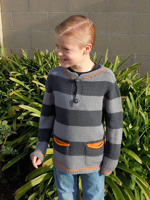 Ravelry: Huntington Beach Henley pattern by Susan Andrews