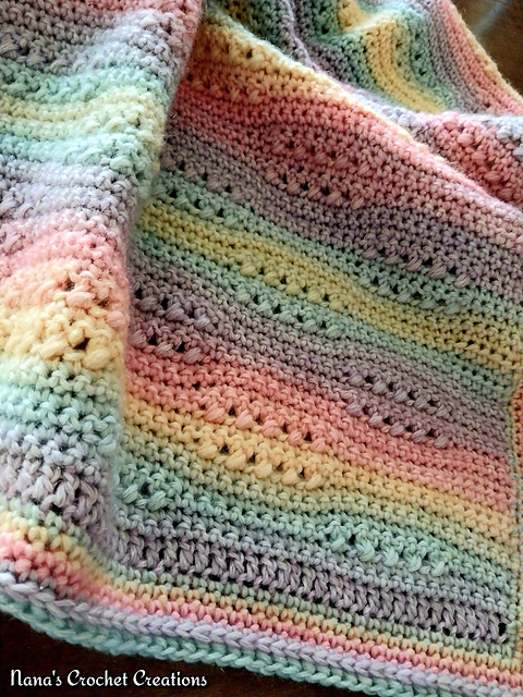 Ravelry: "Blowing Bubbles" Baby Blanket pattern by D Maunz