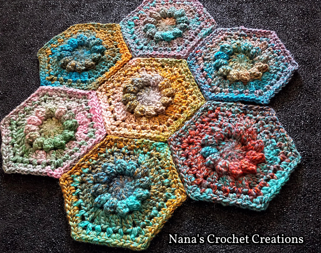 Ravelry: "Merry-Go-Round" Crochet Hexagons pattern by D Maunz