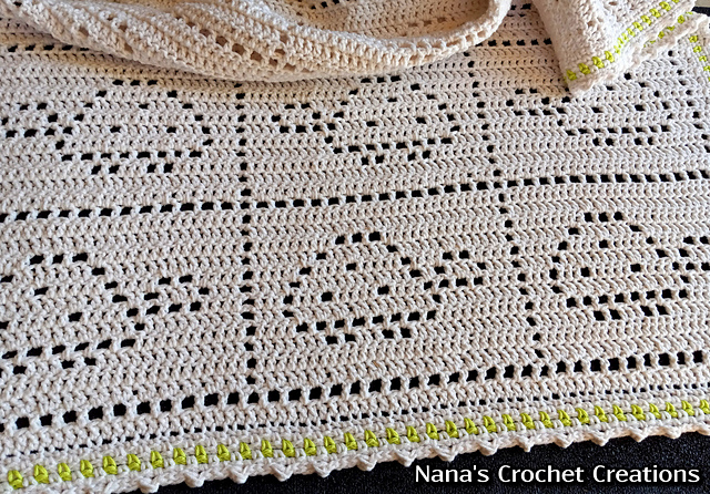 Ravelry: "Tiny The Turtle" Filet Crochet Baby Blanket pattern by D Maunz