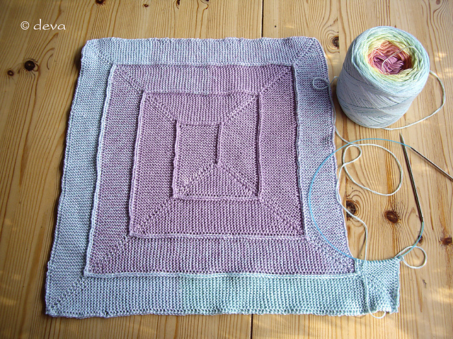 Ravelry: deva7's Pastel Rainbow Baby Blanket