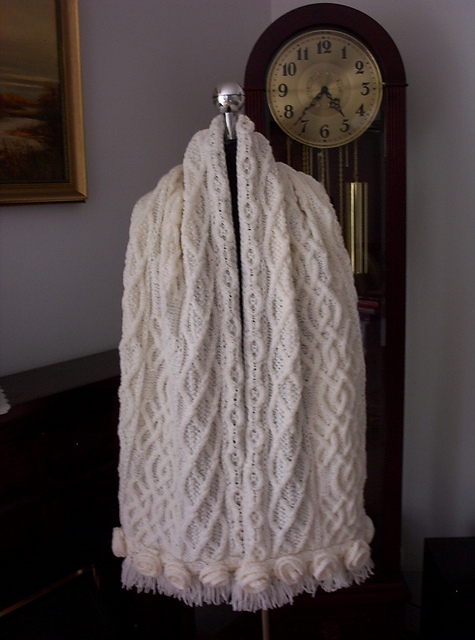 Ravelry: Celtic Shawl with Roses pattern by Devorgilla's Knitting ...