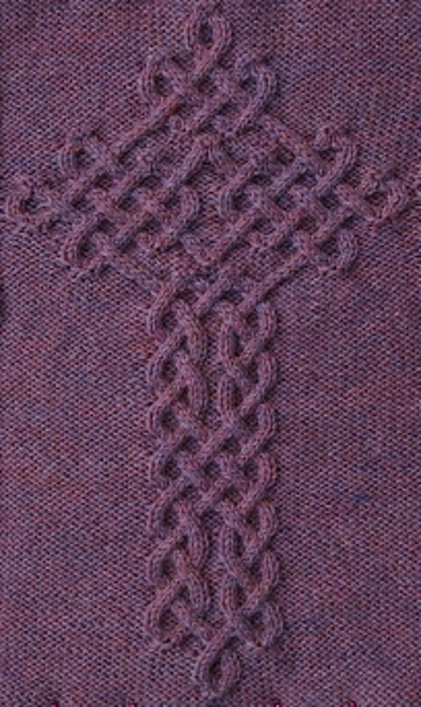 Ravelry: Celtic Cross #1 pattern by Devorgilla's Knitting (sometimes...)