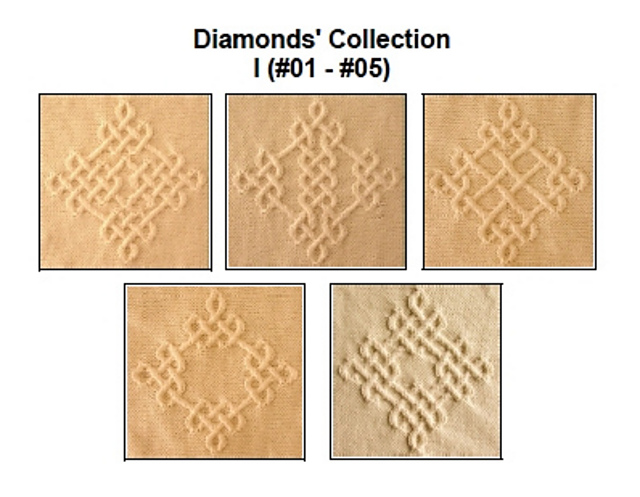 Ravelry: Celtic Diamonds 1 pattern by Devorgilla's Knitting (sometimes...)