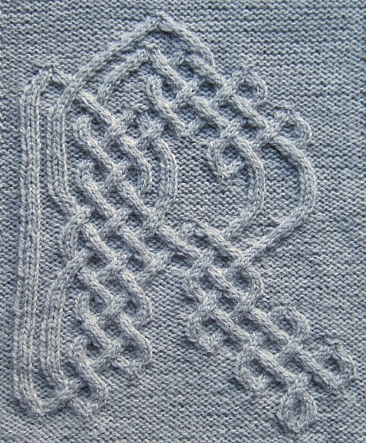 Ravelry: Celtic Letters (Initials) - "R" pattern by Devorgilla's ...
