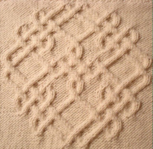 Ravelry: Celtic Diamond (#25) pattern by Devorgilla's Knitting ...