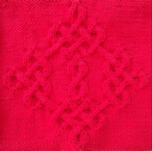 Ravelry: Celtic Diamond (#08) pattern by Devorgilla's Knitting ...