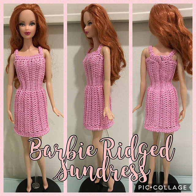 Ravelry: Barbie Ridged Sundress pattern by Dez Alyxander