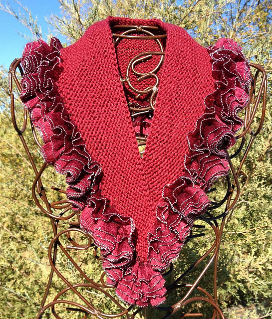 Ravelry: Ruffled Shawlette pattern by Diane L. Augustin
