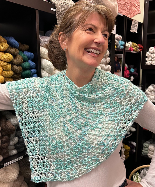 Ravelry: Sea Glass Shoulder Cozy pattern by Diane L. Augustin