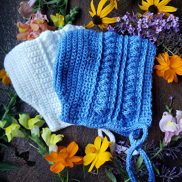 Ravelry: Foxglove Baby Bonnet pattern by Julia Schwartz