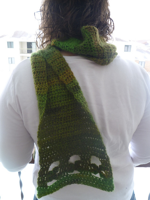 Ravelry: Flower Forest scarf pattern by Julia Schwartz