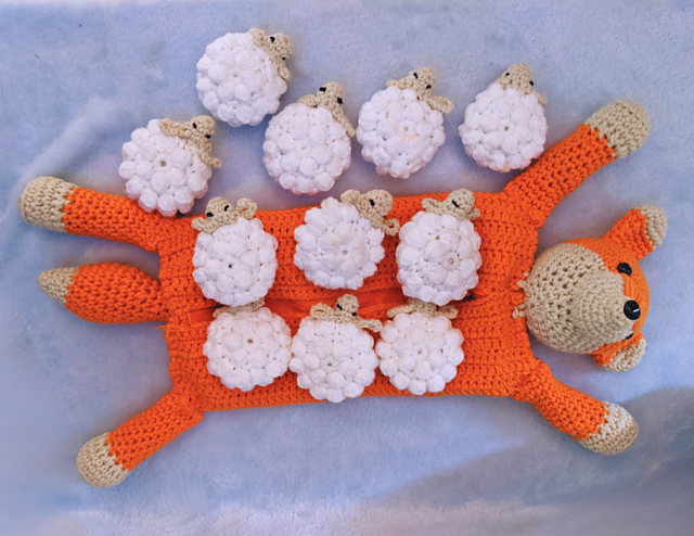 Ravelry: Fox and sheep memory game pattern by Nadeesha Pathmasiri