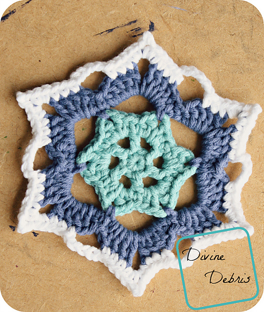 Ravelry: Snowflake Coaster pattern by Divine Debris