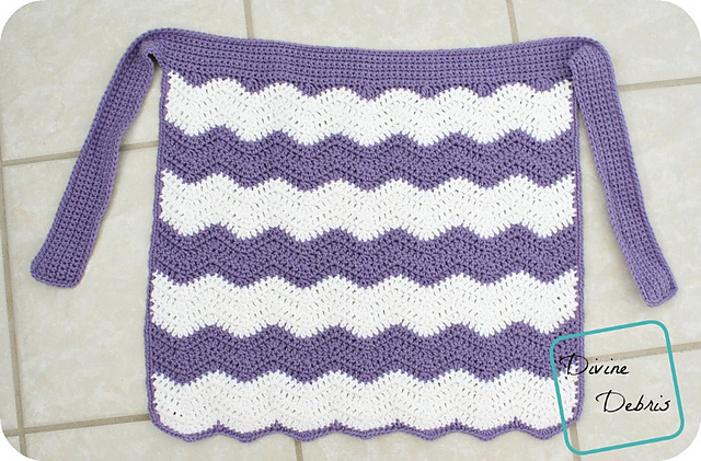 Ravelry: Cindy Chevron Apron pattern by Divine Debris