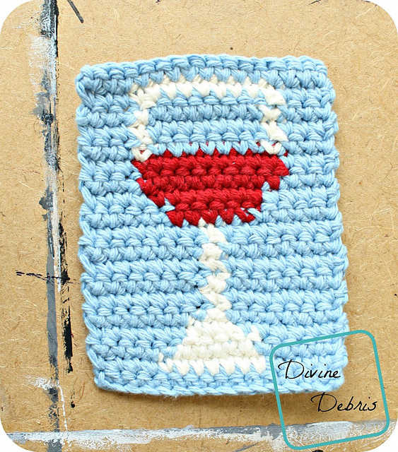 Ravelry: Wine Glass Coaster pattern by Divine Debris