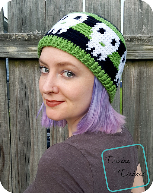 Ravelry: Sally Skulls 2.0 Hat pattern by Divine Debris