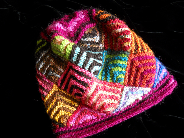 Ravelry: Mitered Square Hat pattern by Jennifer Thompson Miller