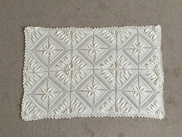 Ravelry: Baby Cot Cover pattern by Annie Cole