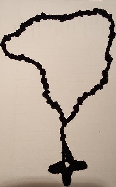 Ravelry: Crochet rosary/prayer beads pattern by Donna Potts