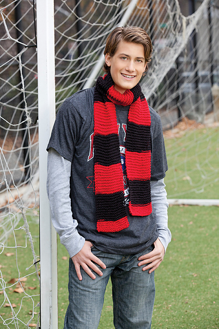 Ravelry: Hooray Team Scarf pattern by Bobbi Anderson