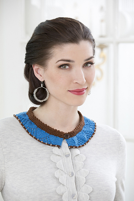 Ravelry: Lacy Knit Collar pattern by Lorna Miser