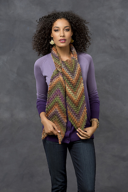 Ravelry: Desert Arrow Scarf pattern by Linda Dean