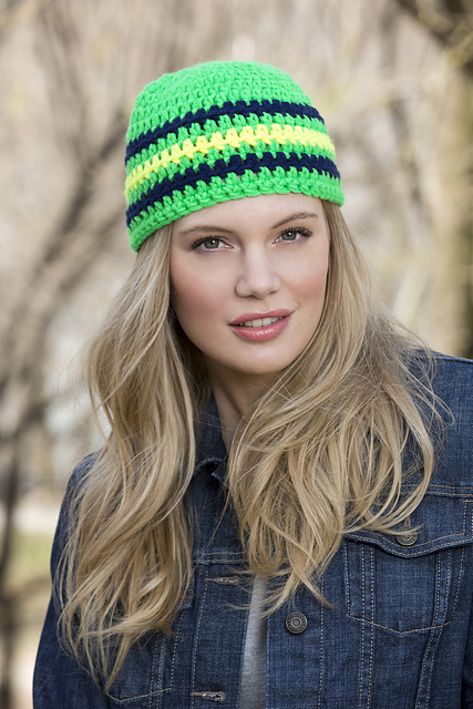 Ravelry: Cool Stripes Beanie pattern by Linda Dean