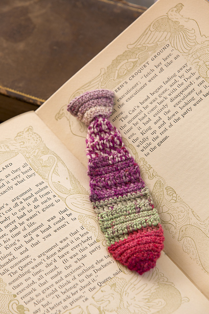 Ravelry: Tie Bookmark pattern by Carlotta L. C. Craig